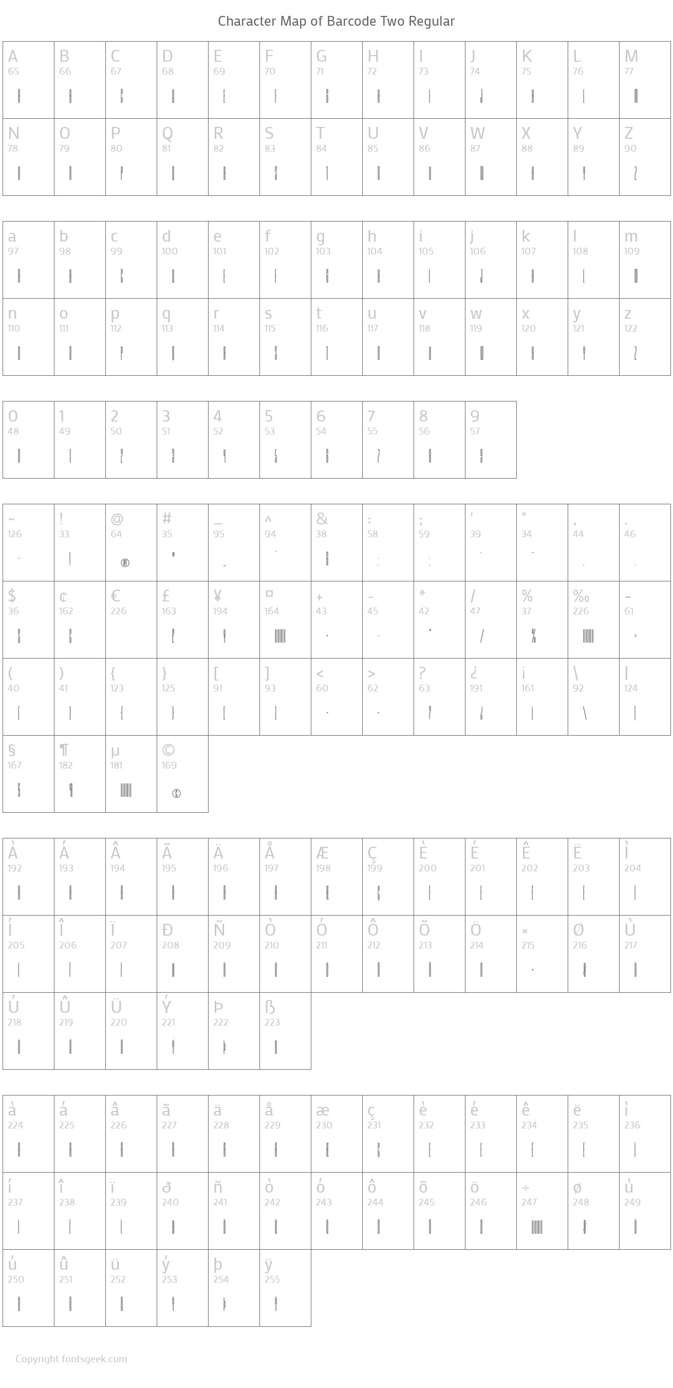Barcode Two Font Download For Free View Sample Text Rating And More 