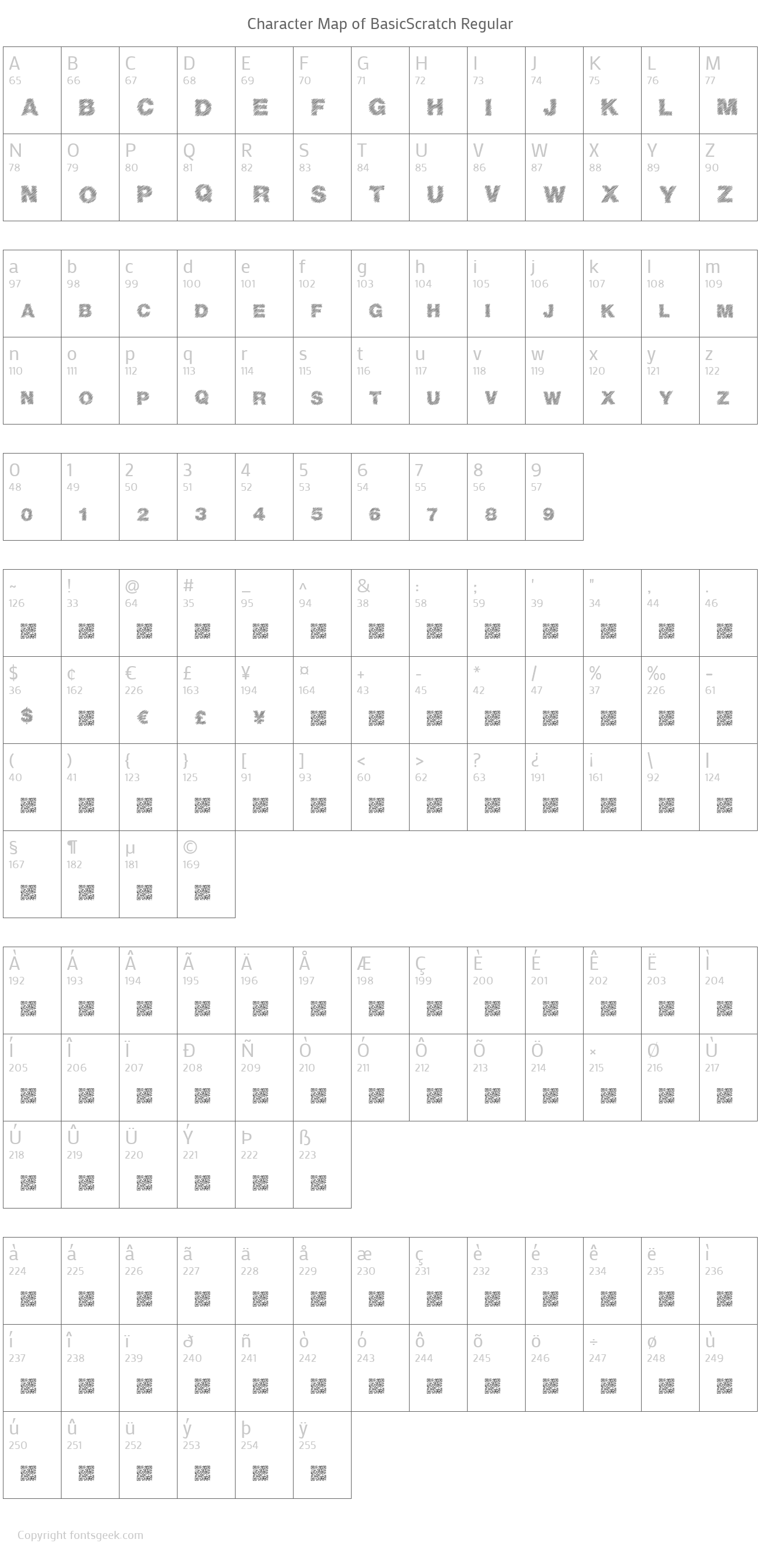 BasicScratch Regular : Download For Free, View Sample Text, Rating And ...