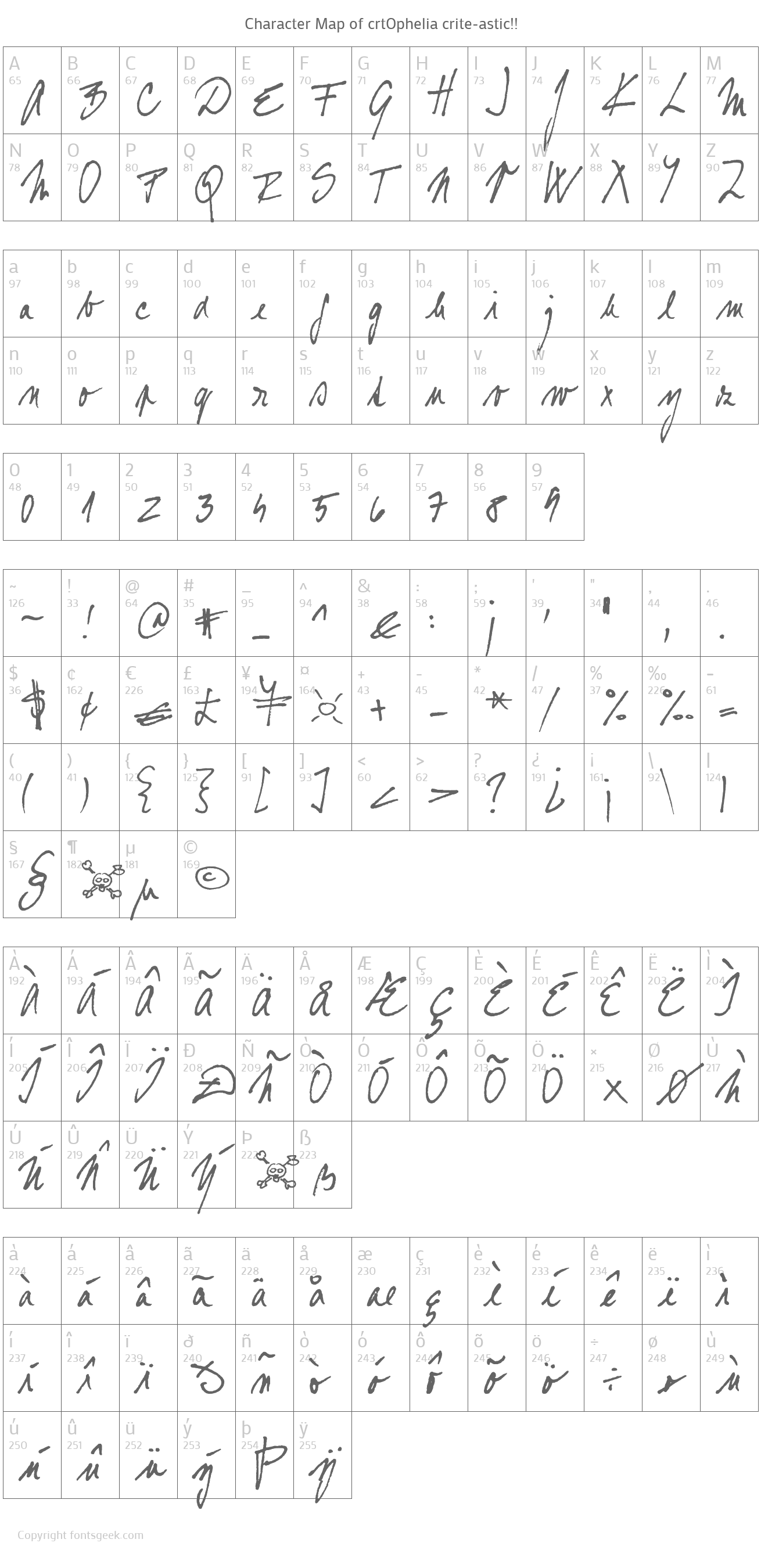 crtOphelia Font : Download For Free, View Sample Text, Rating And More ...