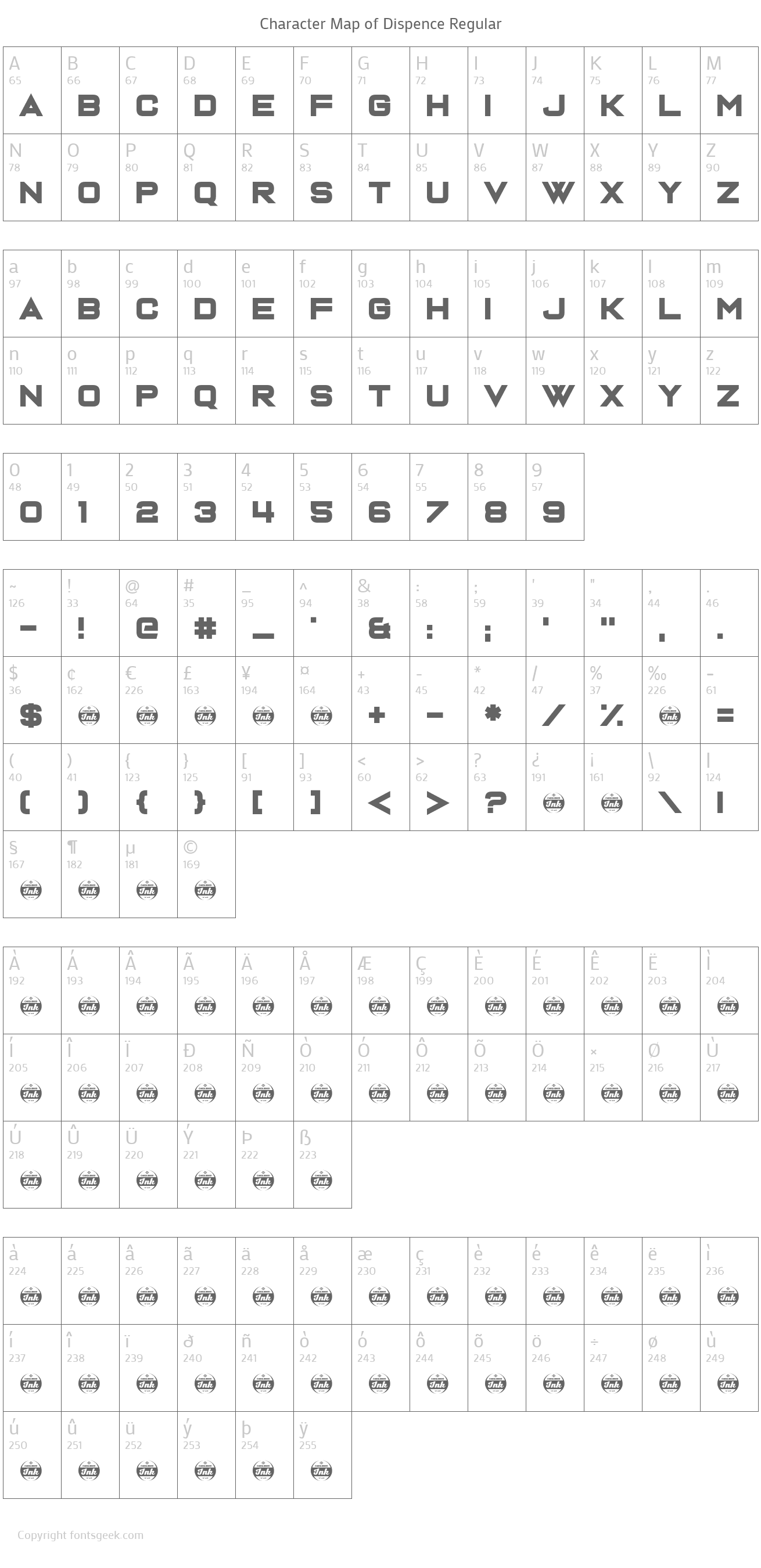 Dispence Regular : Download For Free, View Sample Text, Rating And More ...