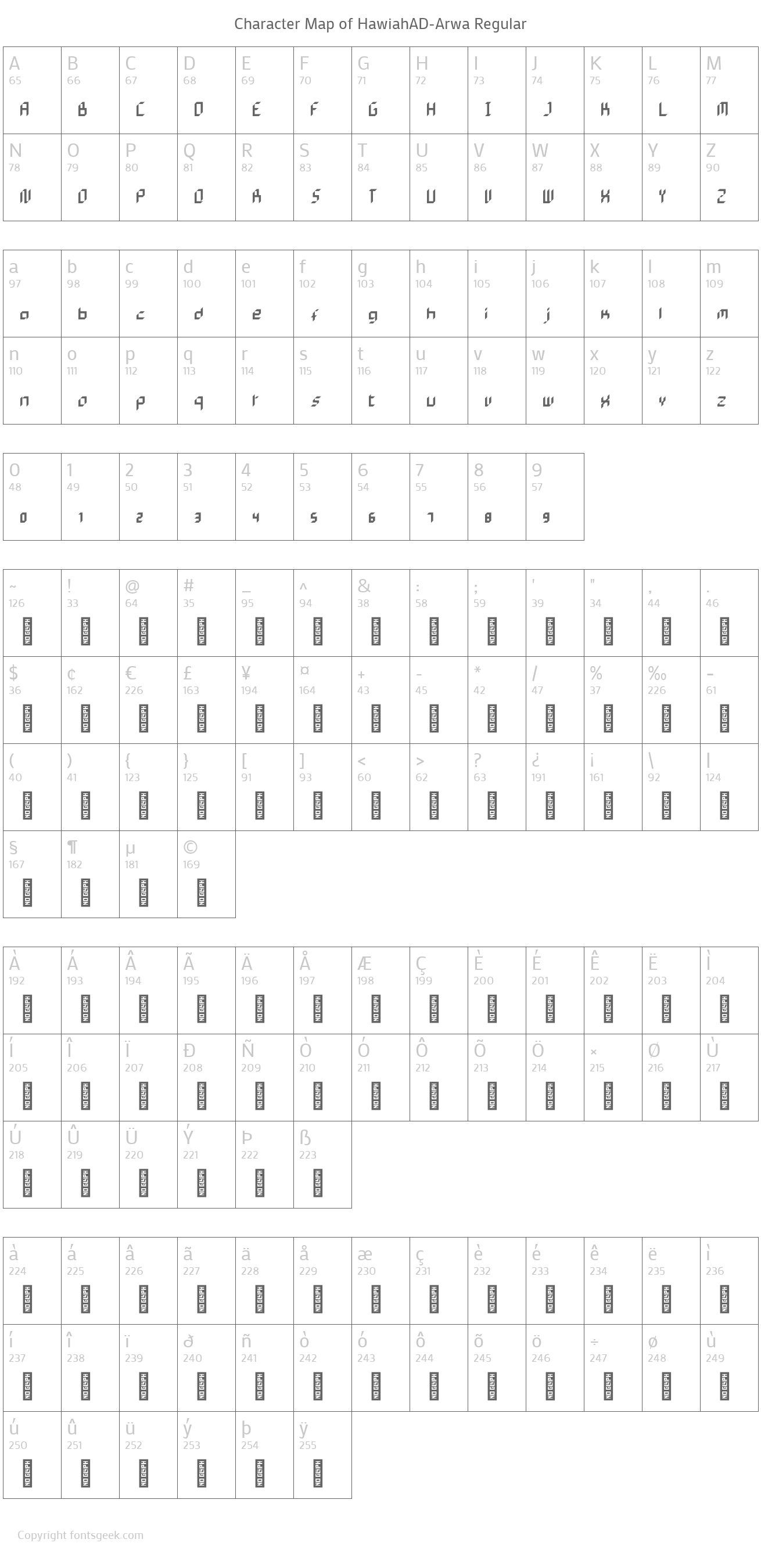 HawiahAD-Arwa Regular : Download For Free, View Sample Text, Rating And ...