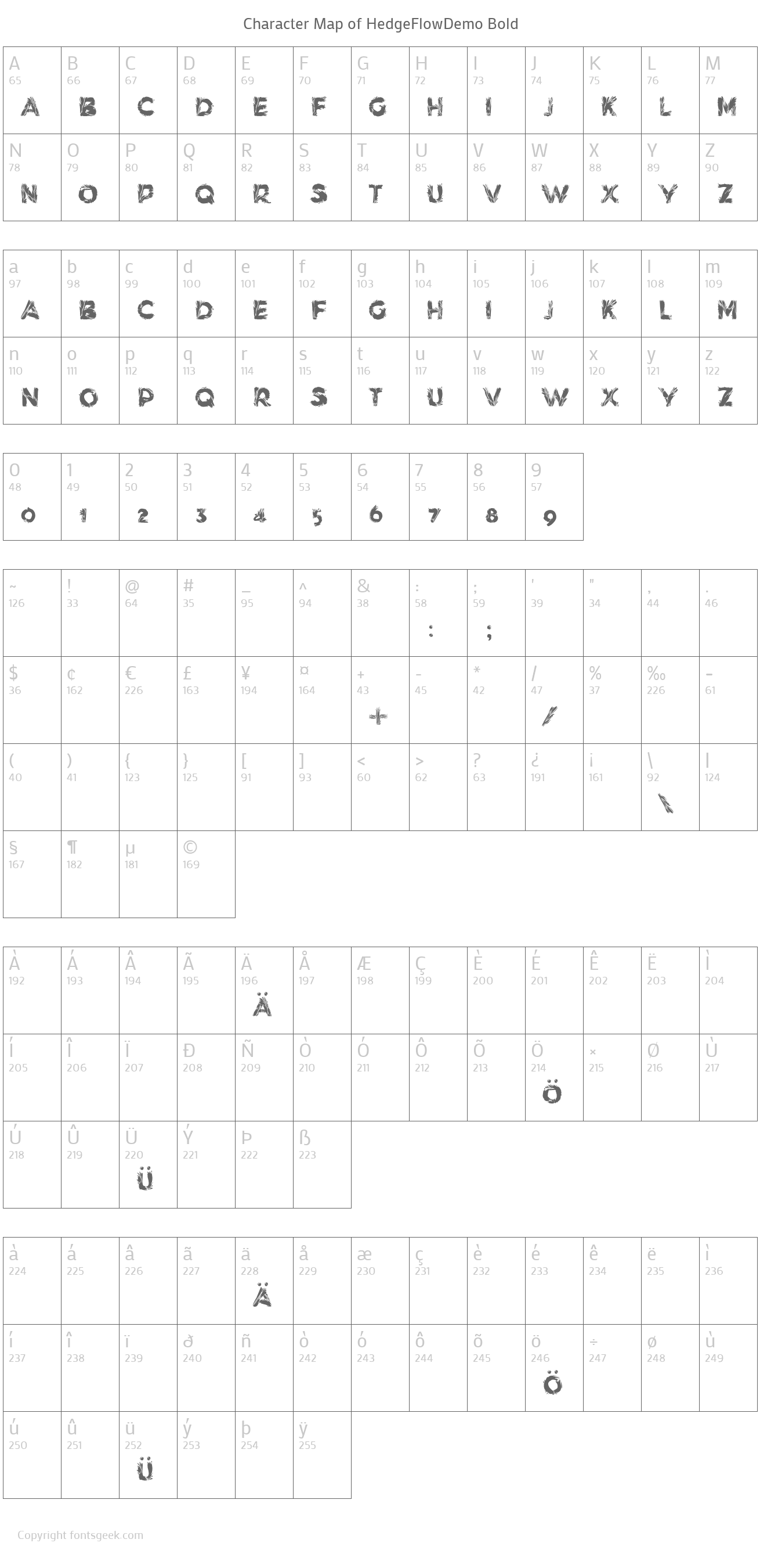 HedgeFlowDemo Bold : Download For Free, View Sample Text, Rating And ...