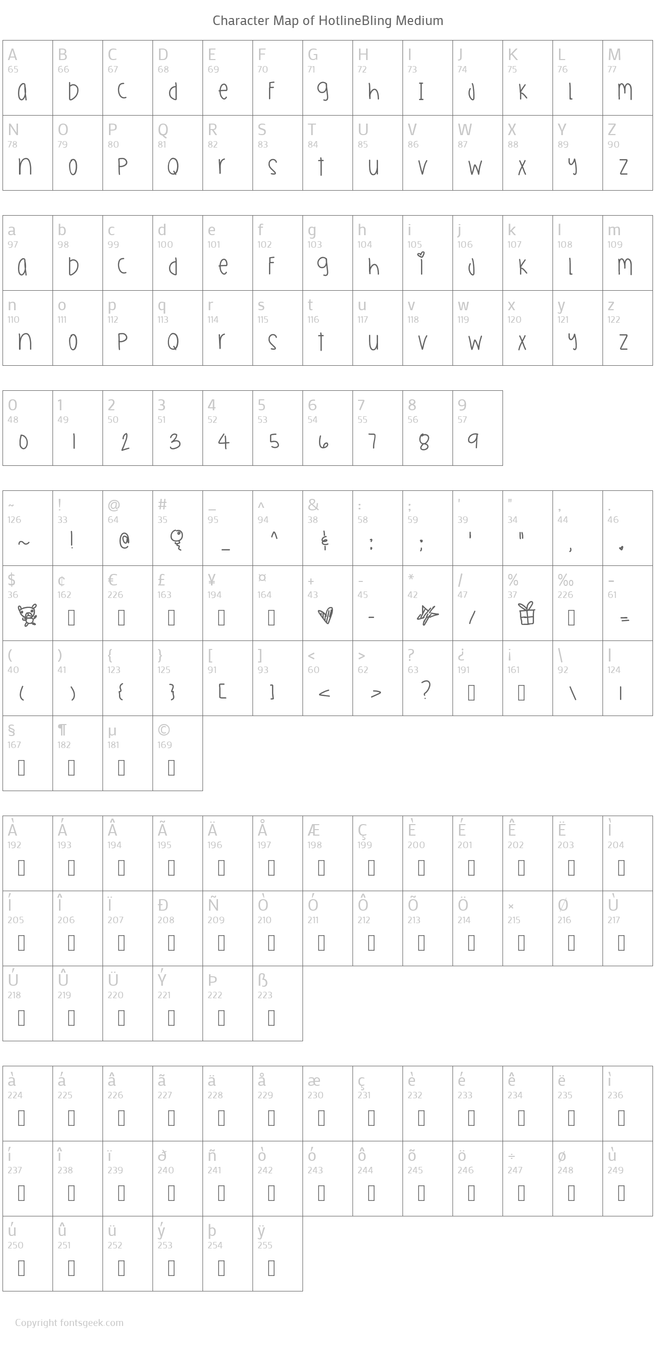 HotlineBling Font : Download For Free, View Sample Text, Rating And ...