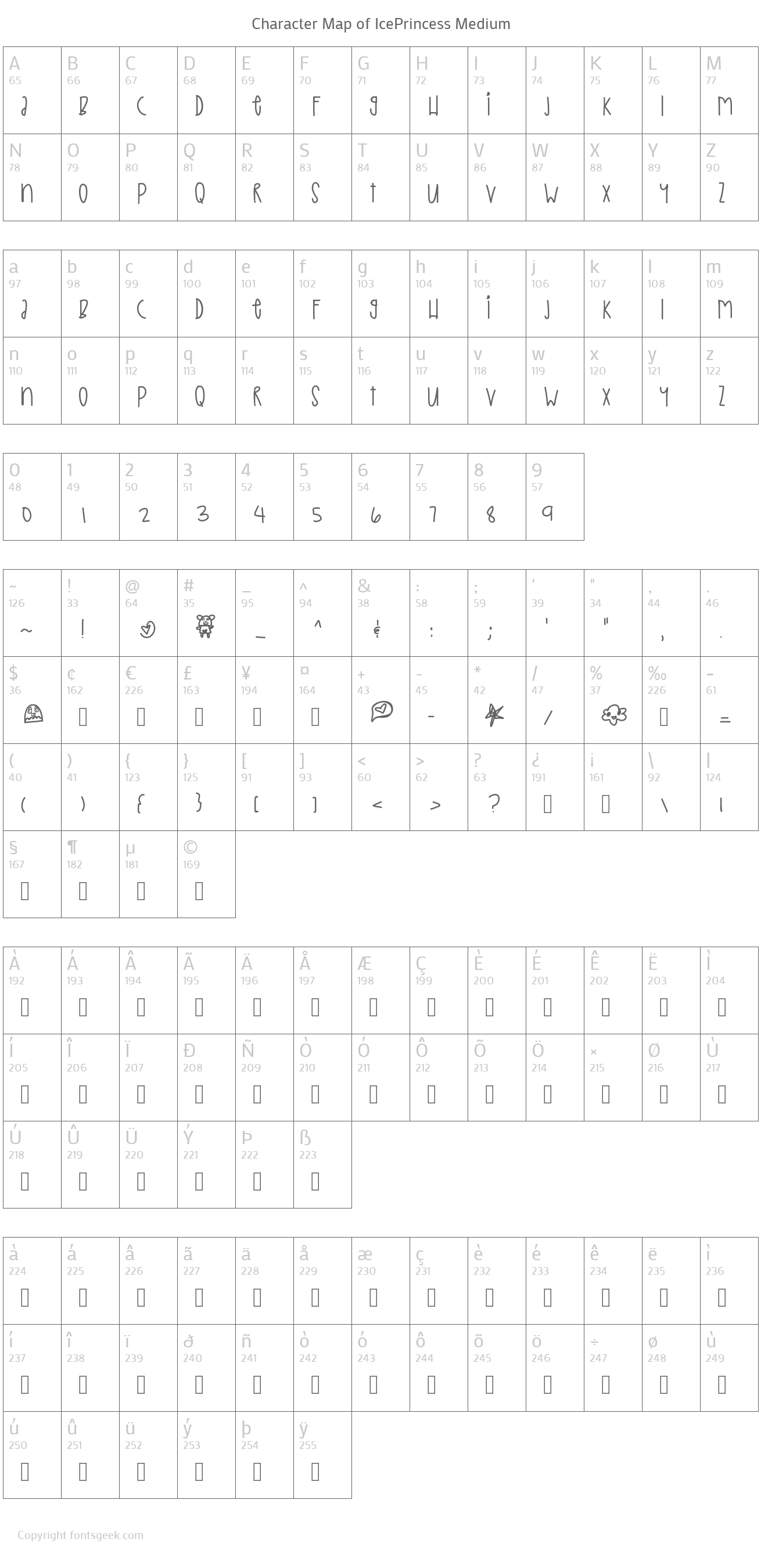 IcePrincess Font : Download For Free, View Sample Text, Rating And More ...