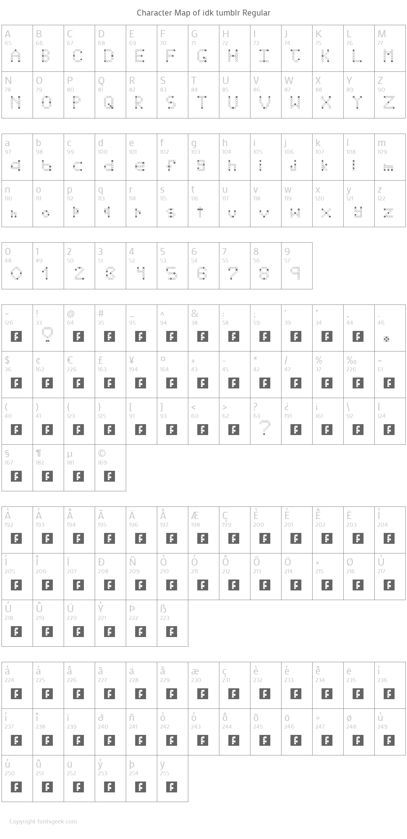 idk tumblr Font : Download For Free, View Sample Text, Rating And More ...