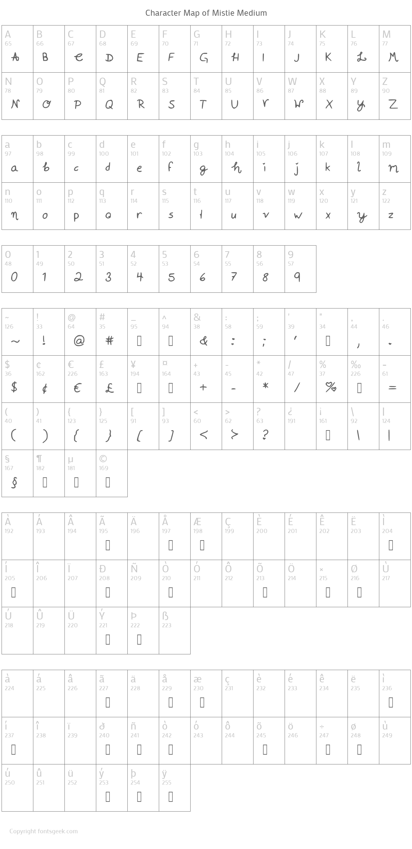 Mistie Medium : Download For Free, View Sample Text, Rating And More On Fontsgeek.Com