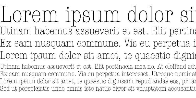 RomtypewriterCondensedLight Regular : Download For Free, View Sample ...