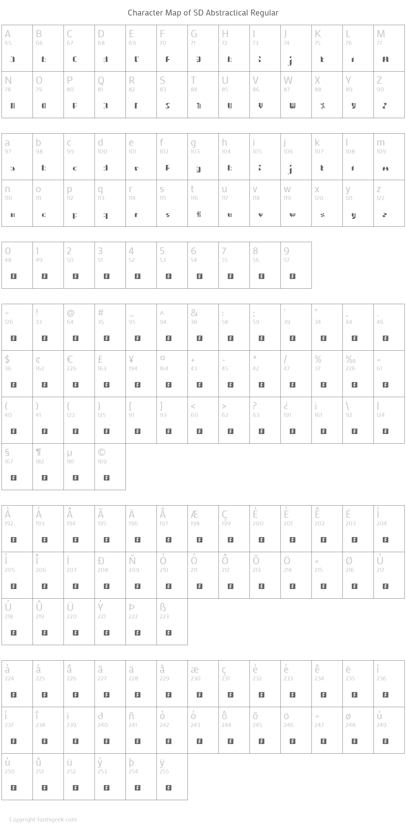 SD Abstractical Regular : Download For Free, View Sample Text, Rating ...