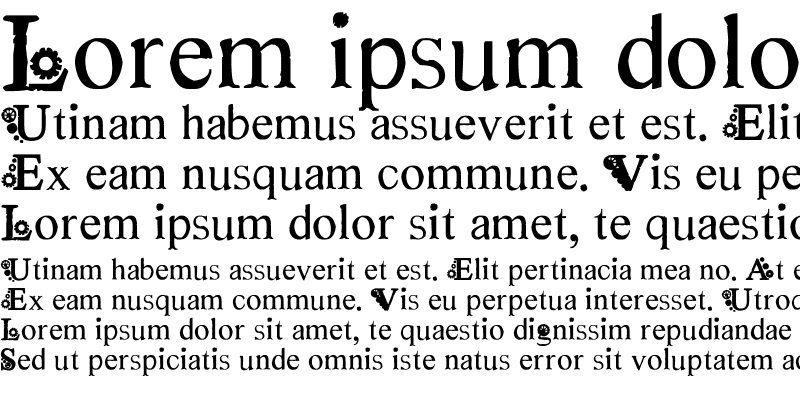 Steampunk font by *hannarb Regular : Download For Free, View Sample ...