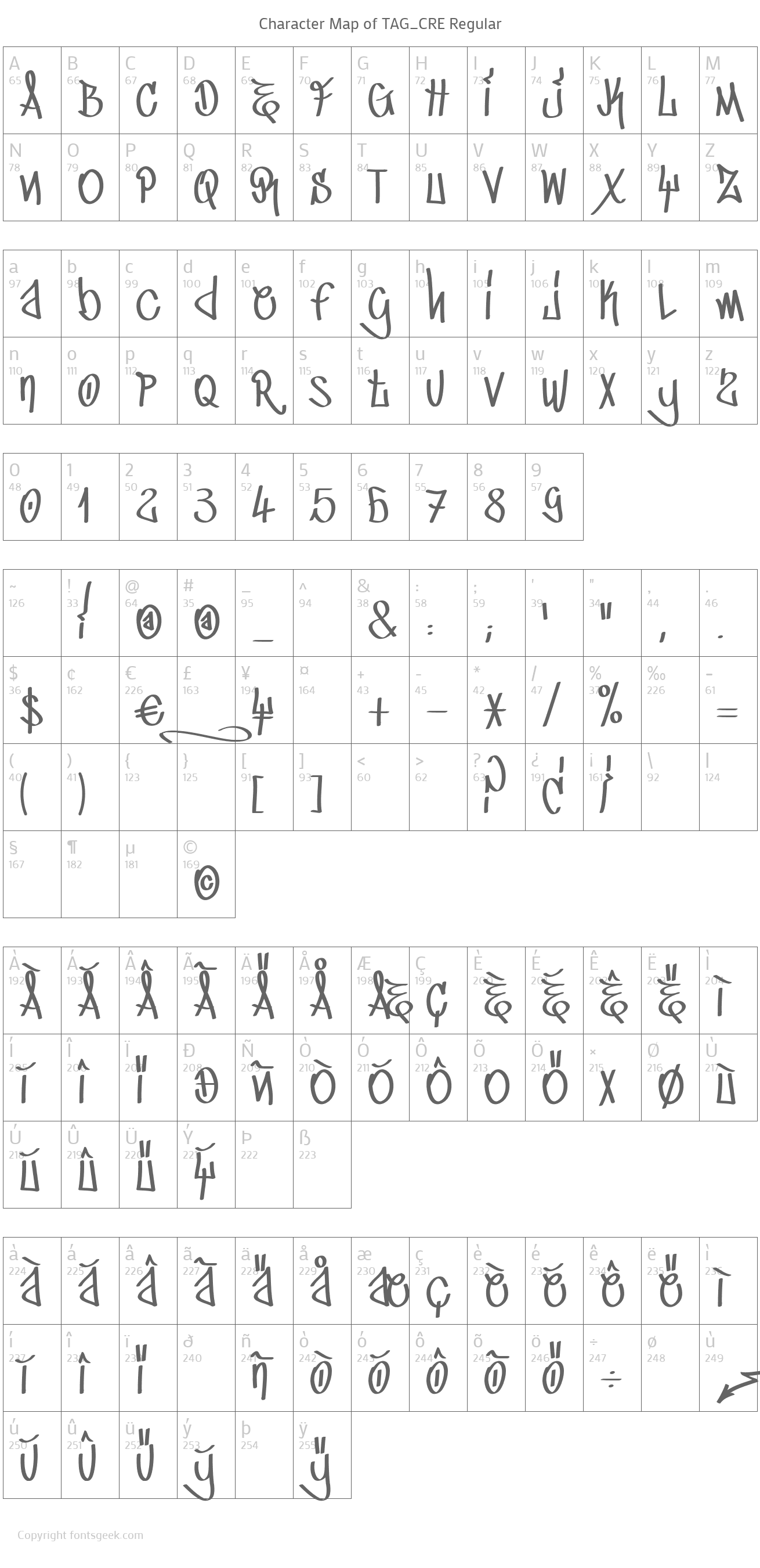 TAG_CRE Regular : Download For Free, View Sample Text, Rating And More ...
