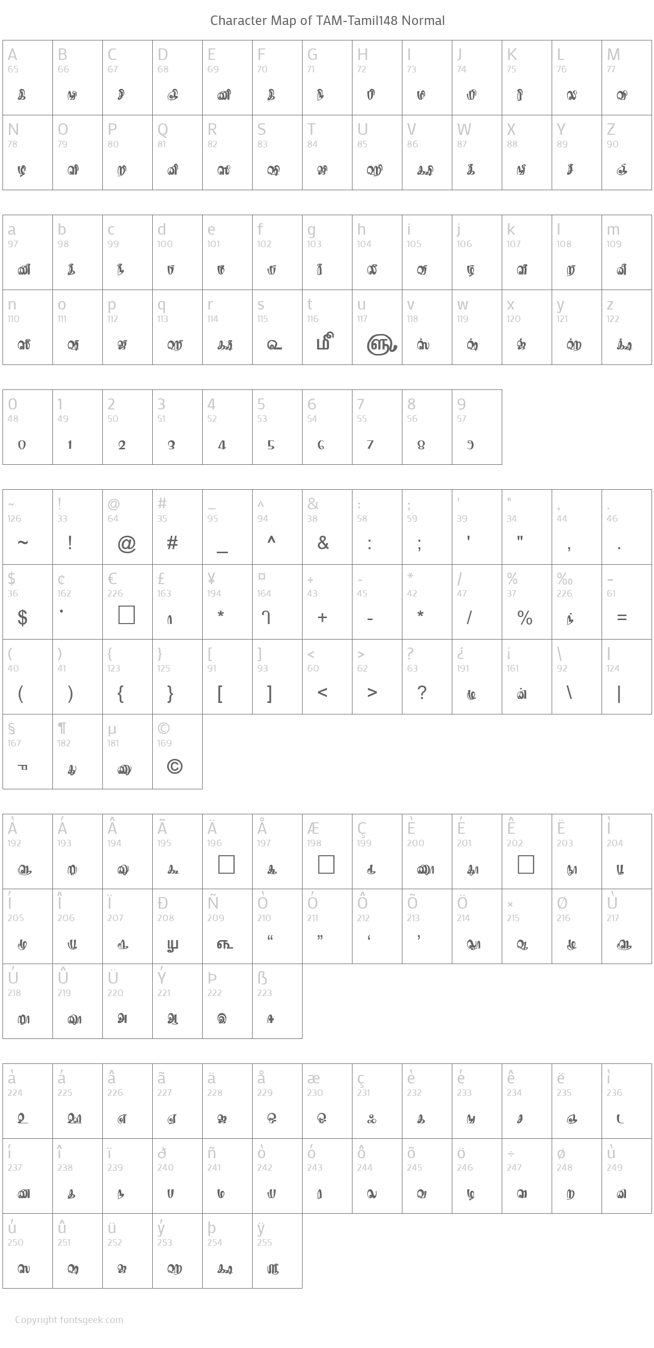TAM-Tamil148 Normal : Download For Free, View Sample Text, Rating And ...