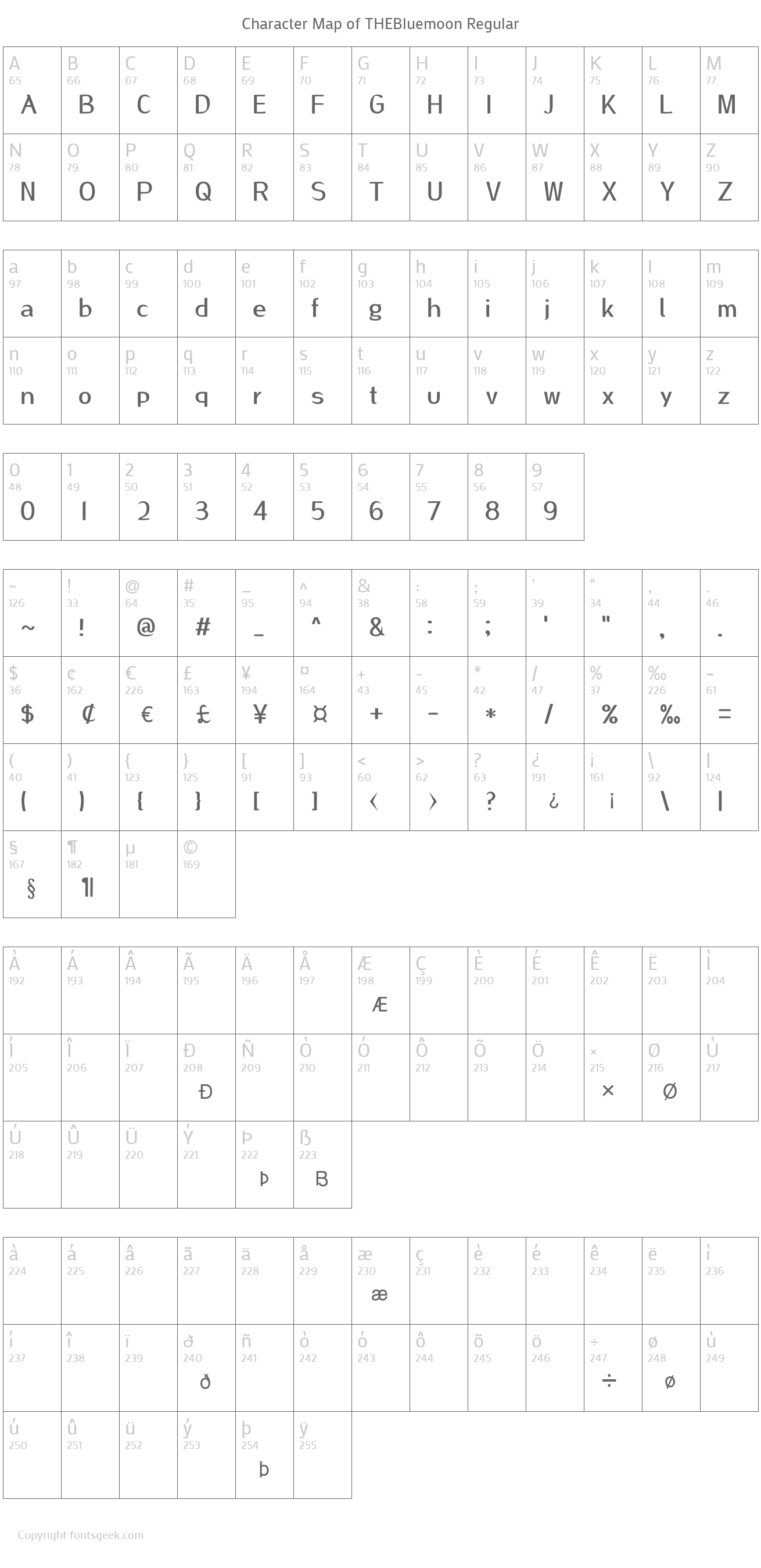 THEBluemoon Regular : Download For Free, View Sample Text, Rating And More On Fontsgeek.Com