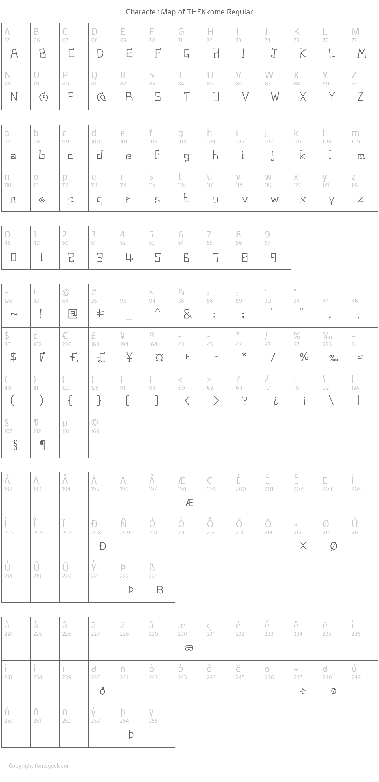 THEKkome Regular : Download For Free, View Sample Text, Rating And More On Fontsgeek.Com