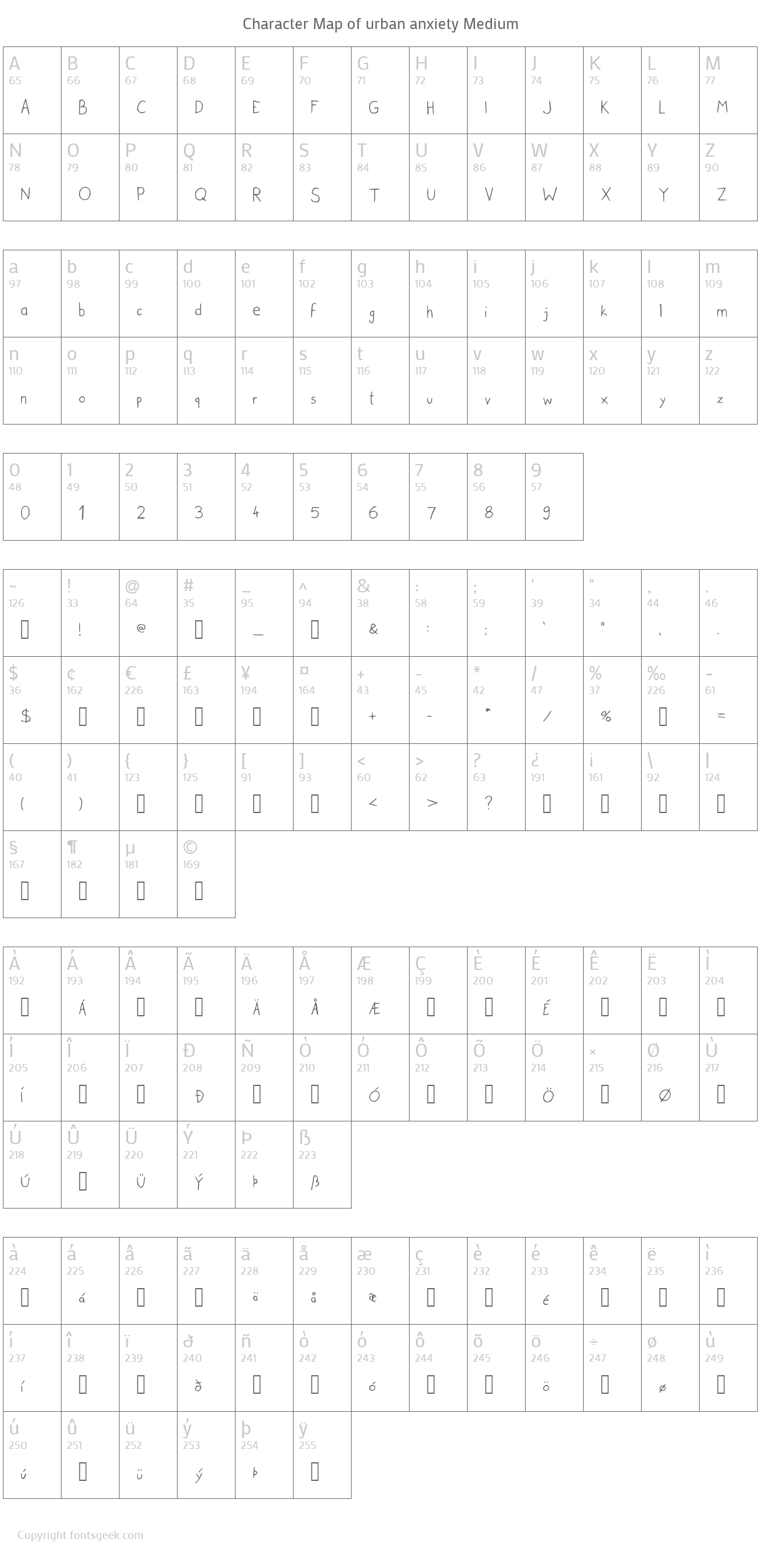 urban anxiety Font : Download For Free, View Sample Text, Rating And ...