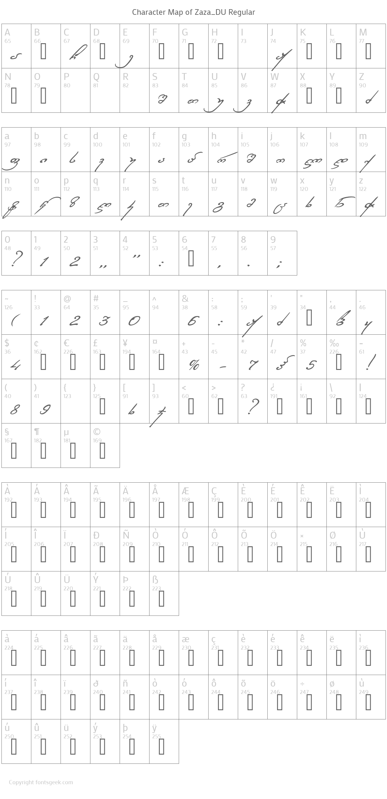 Zaza_DU Regular : Download For Free, View Sample Text, Rating And More ...